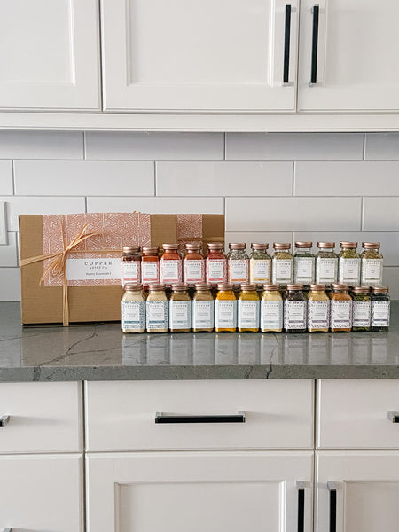 Pantry Essentials I & II Ultimate Set (Jars) | Copper Spice Co