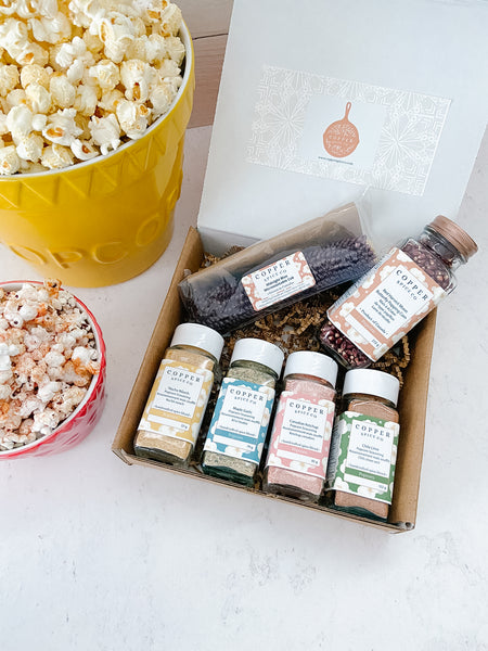 Movie Night II Popcorn Gift Set | Copper Spice Co