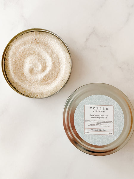 Cocktail Rim Salt - Salty Sweet Citrus Salt | Copper Spice Co