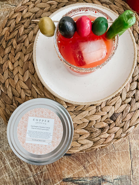 Caesar Cocktail Rim Salt - Gochugaru Sesame Caesar | Copper Spice Co