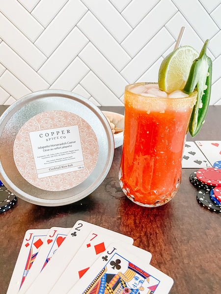 Caesar Cocktail Rim Salt - Jalapeño Horseradish Caesar | Copper Spice Co